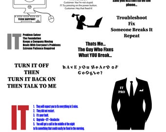 Funny Tech Support Svg - Etsy