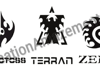 Starcraft Logos Svg - Etsy