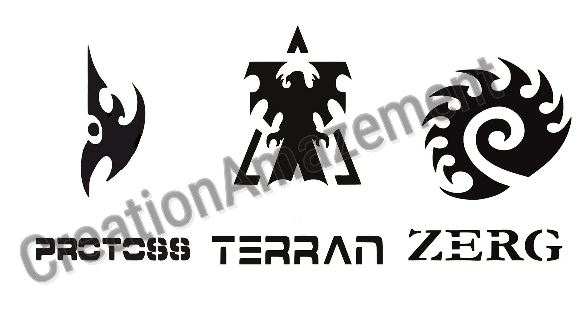 Faction Logo's Starcraft 2 SVG - Etsy