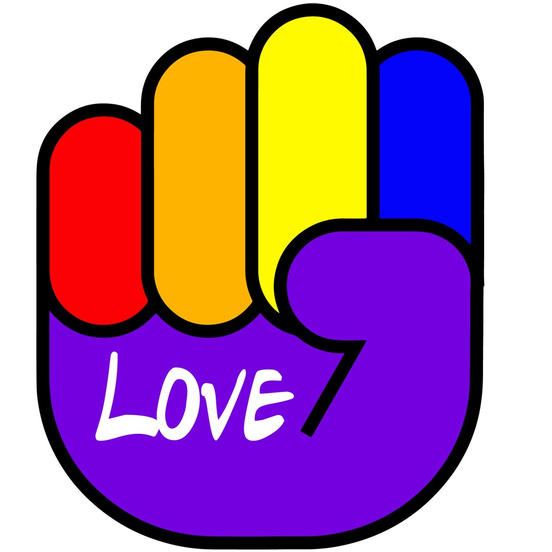 Pride Hand Digital Files - Etsy