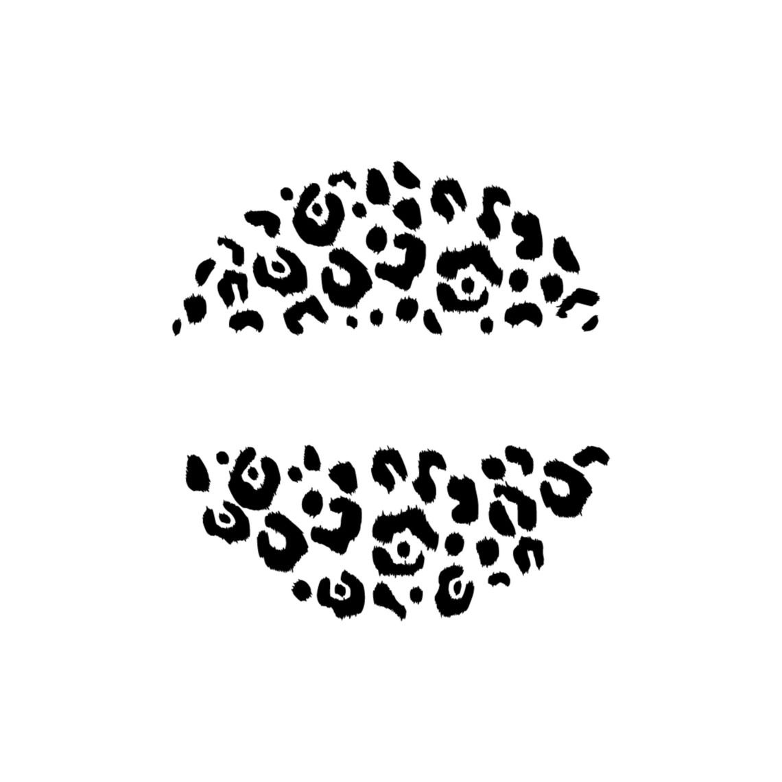 Leopard Broken Circle Digital Files - Etsy