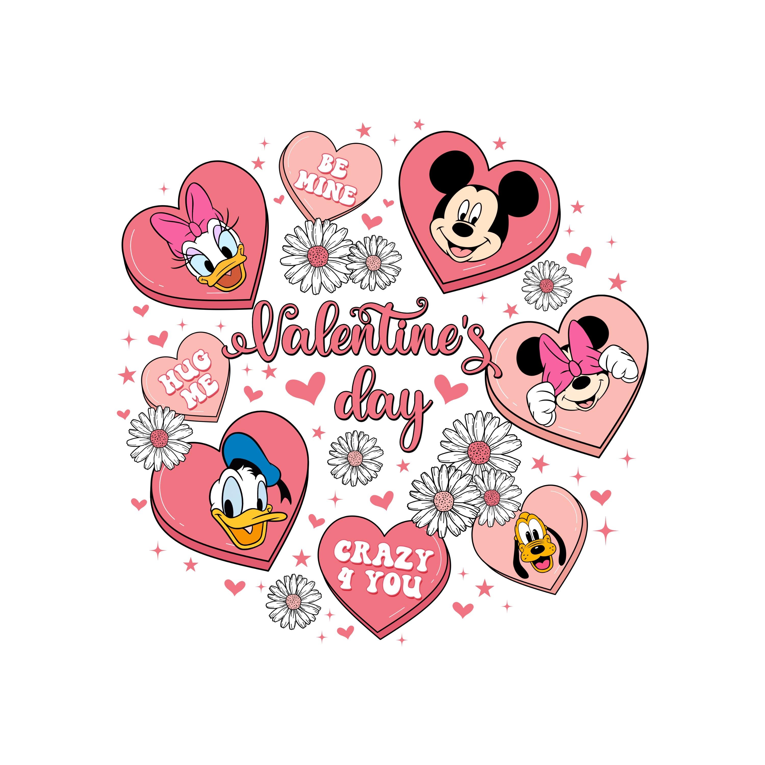 Mickey's Crew' Hearts Valentines Day: Digital Download Files - PNG JPG PDF - Etsy