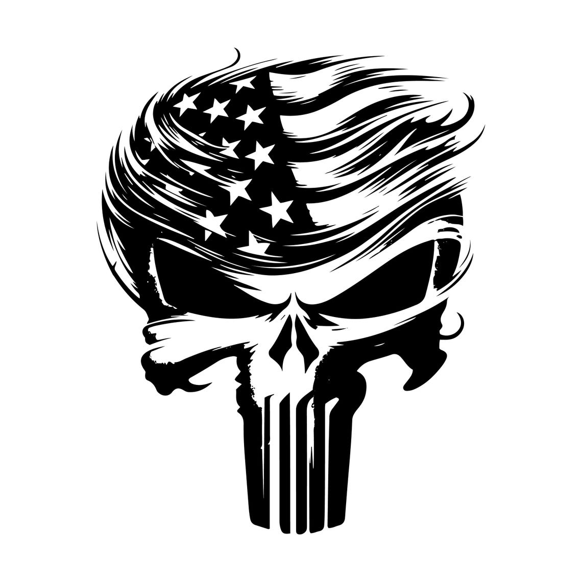 Trump Punisher Download Digital Files, SVG PNG JPG - Etsy