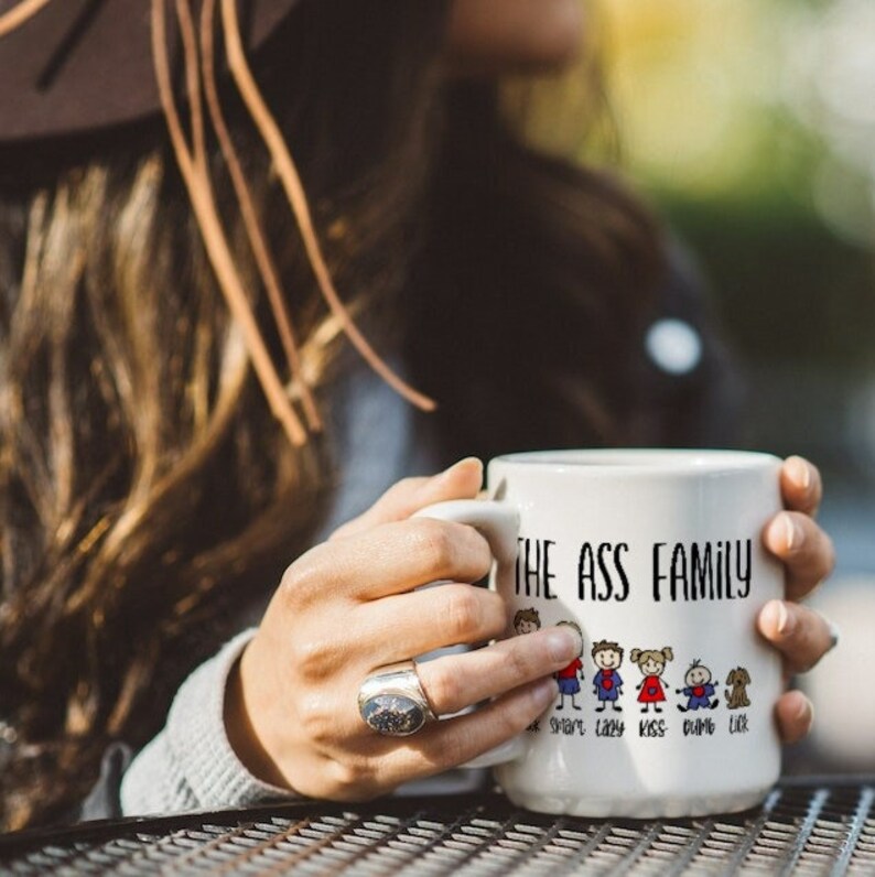 The Ass Family Funny 11oz Personalised Mug Jackass Smart - Etsy