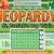 Jeopardy Powerpoint Game Customizable Template, Ready to Play, Multiple ...