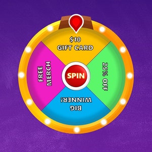 Random Select Digital Prize Wheel - Interactive & Customizable ...