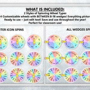 Customizable Random Spinning Wheel Selectors for Microsoft Powerpoint ...