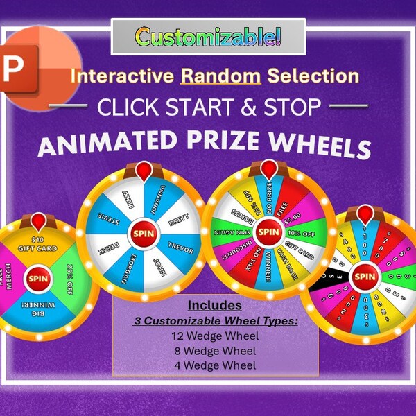 Prize Wheel - Etsy
