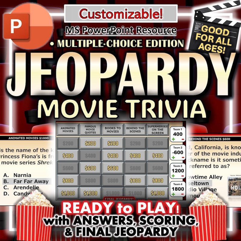 Christmas Movie Jeopardy - Etsy
