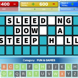 Christmas Wheel of Fortune Game: Holiday Powerpoint (digital .pptm) - Etsy