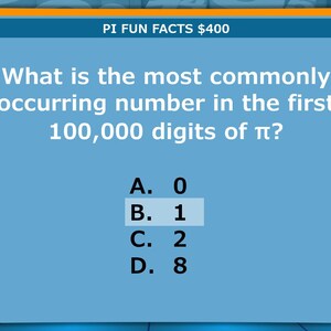 Pi Day Jeopardy Trivia Game: Customizable Powerpoint (digital Learning ...