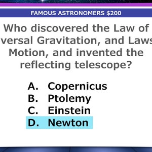 Solar System Digital Jeopardy Review Game - Fun Customizable Template ...