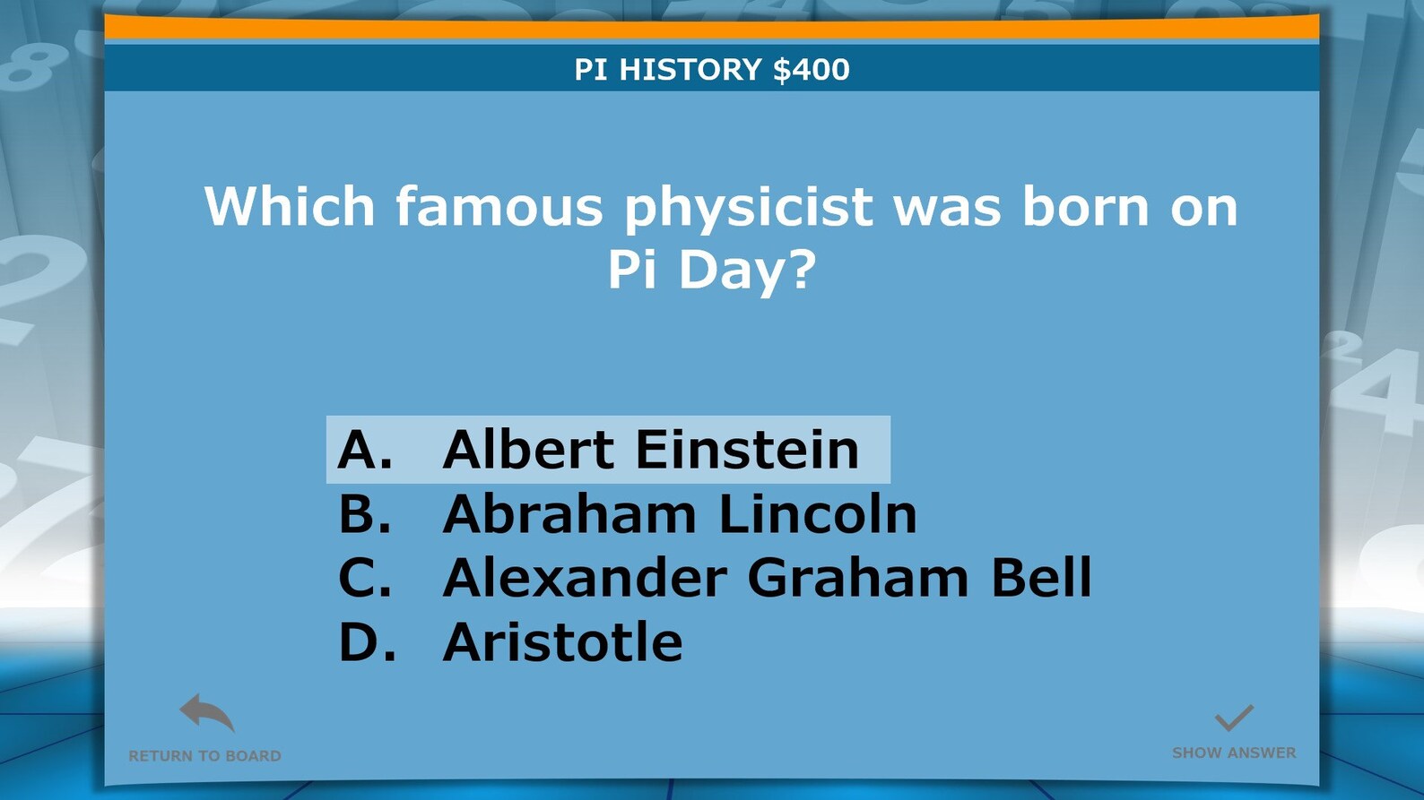 Pi Day Jeopardy Trivia Game: Customizable Powerpoint (digital Learning ...