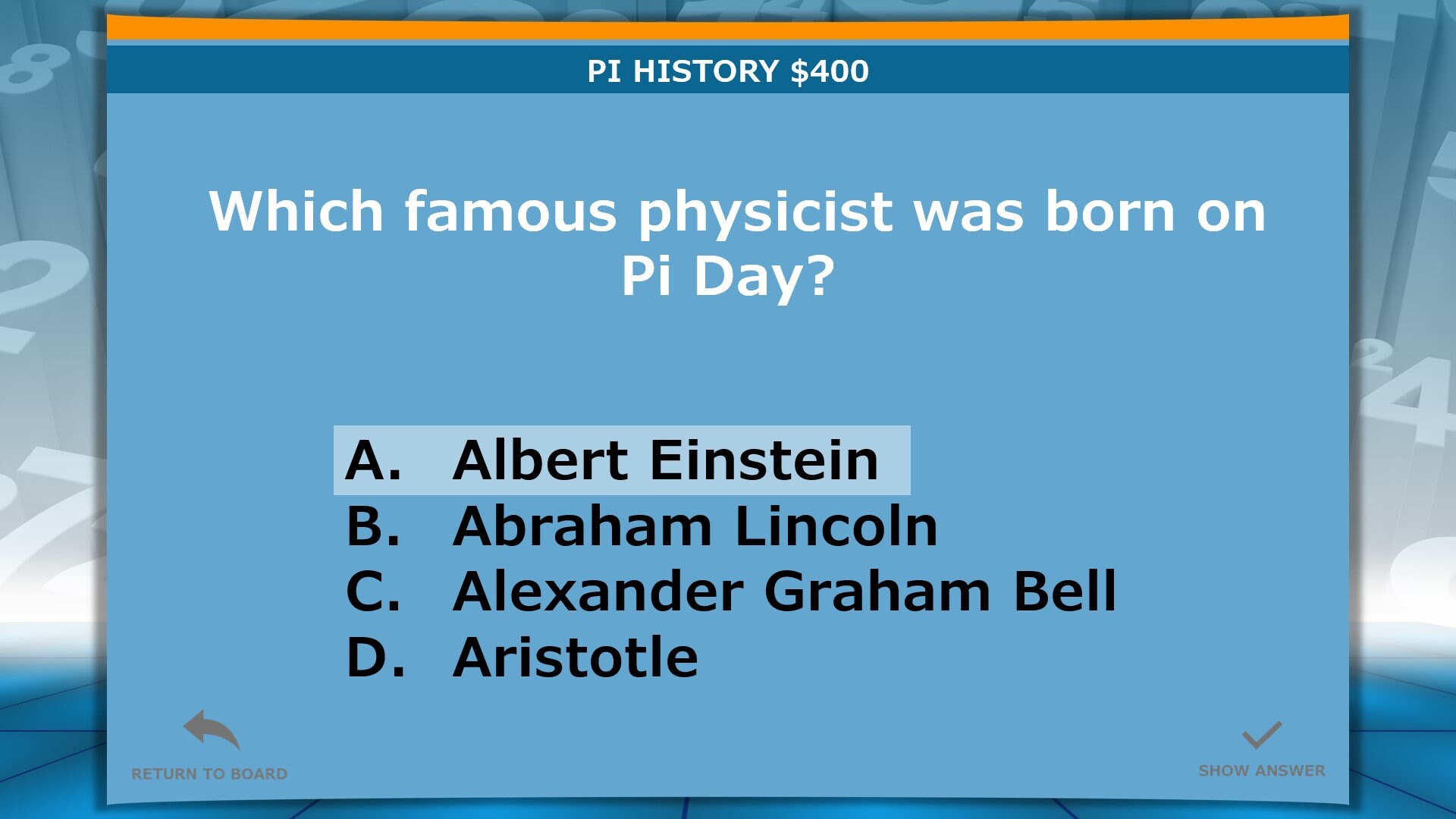 Pi Day Jeopardy Trivia Game: Customizable Powerpoint (digital Learning ...