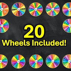 Spinning Wheel Random Selector (powerpoint) - Etsy