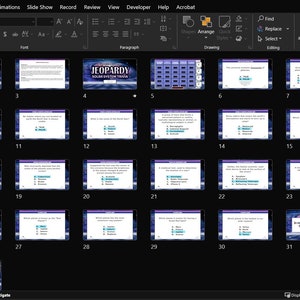 Solar System Digital Jeopardy Review Game - Fun Customizable Template ...