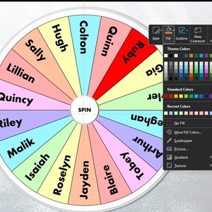Powerpoint Spinning Wheel: Customizable Classroom Random Student ...