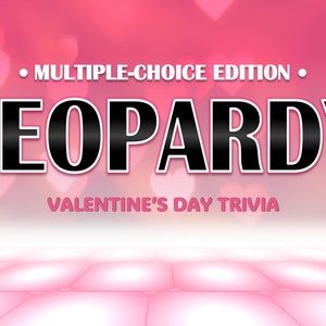 Valentine's Day Trivia Jeopardy Powerpoint Game With Scoring ...