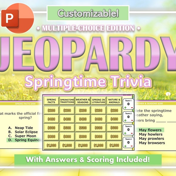 Jeopardy Game - Etsy
