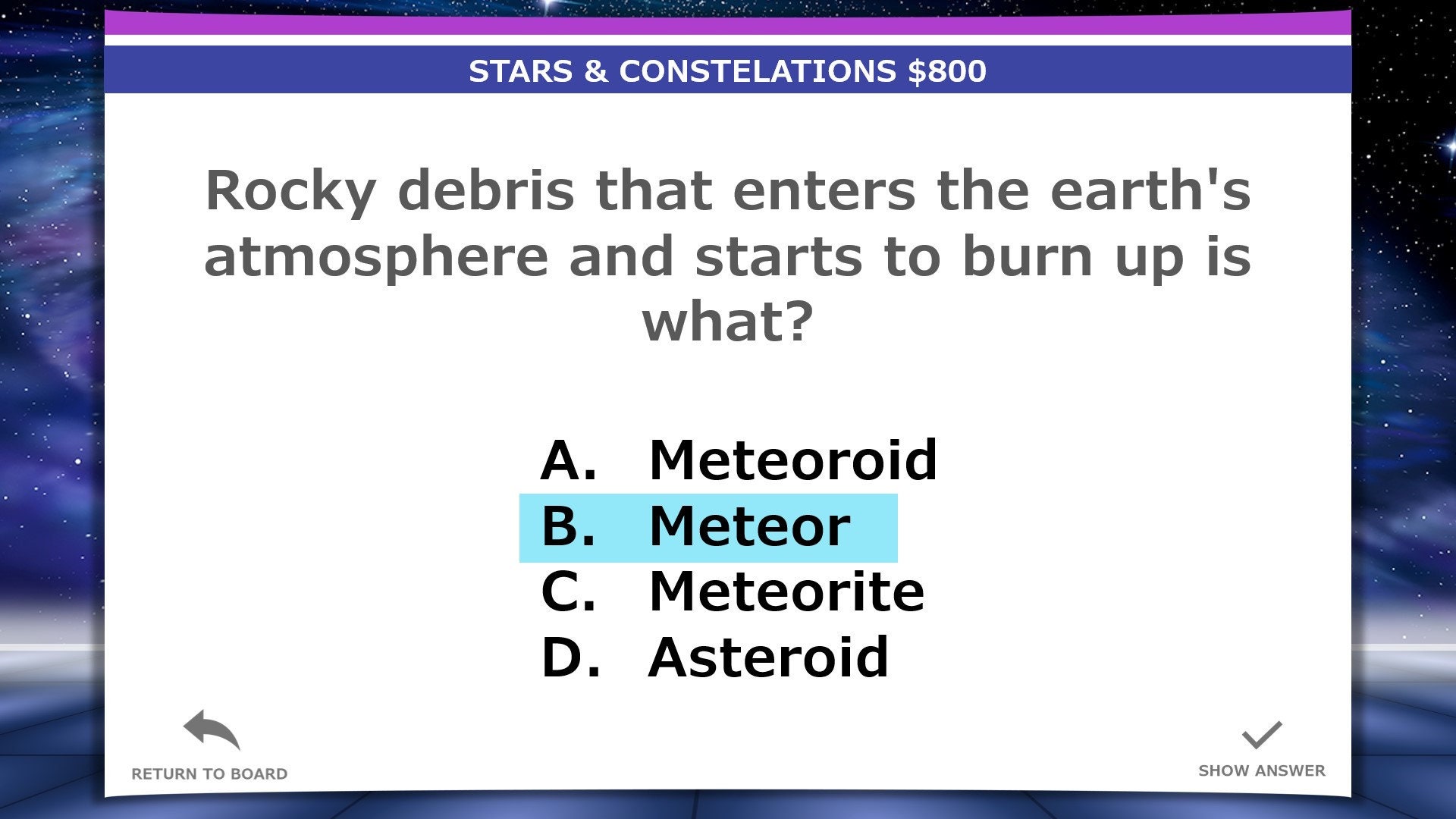 Solar System Digital Jeopardy Review Game - Fun Customizable Template ...