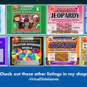 Wheel of Fortune Powerpoint Game: 10 Classic Puzzles (digital Download ...