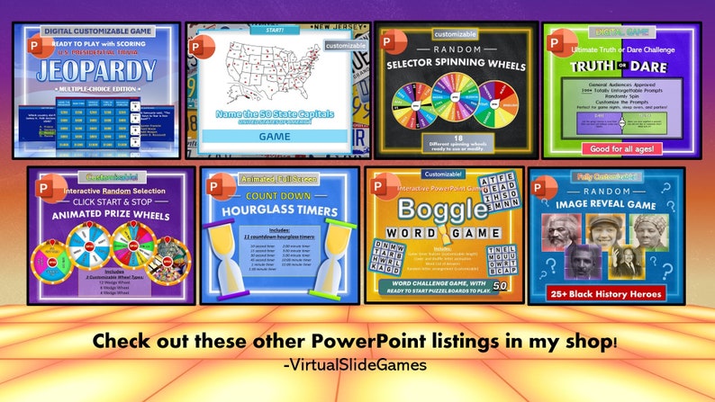 Jeopardy Powerpoint Game - Customizable Template, Ready to Play ...