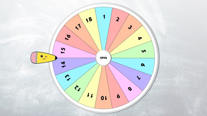 Powerpoint Spinning Wheel: Customizable Classroom Random Student ...