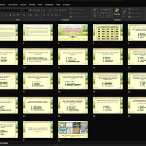 1st Day of Spring Jeopardy Game - Digital Powerpoint Activity With ...