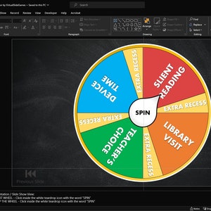 Spinning Wheel Random Selector (powerpoint) - Etsy