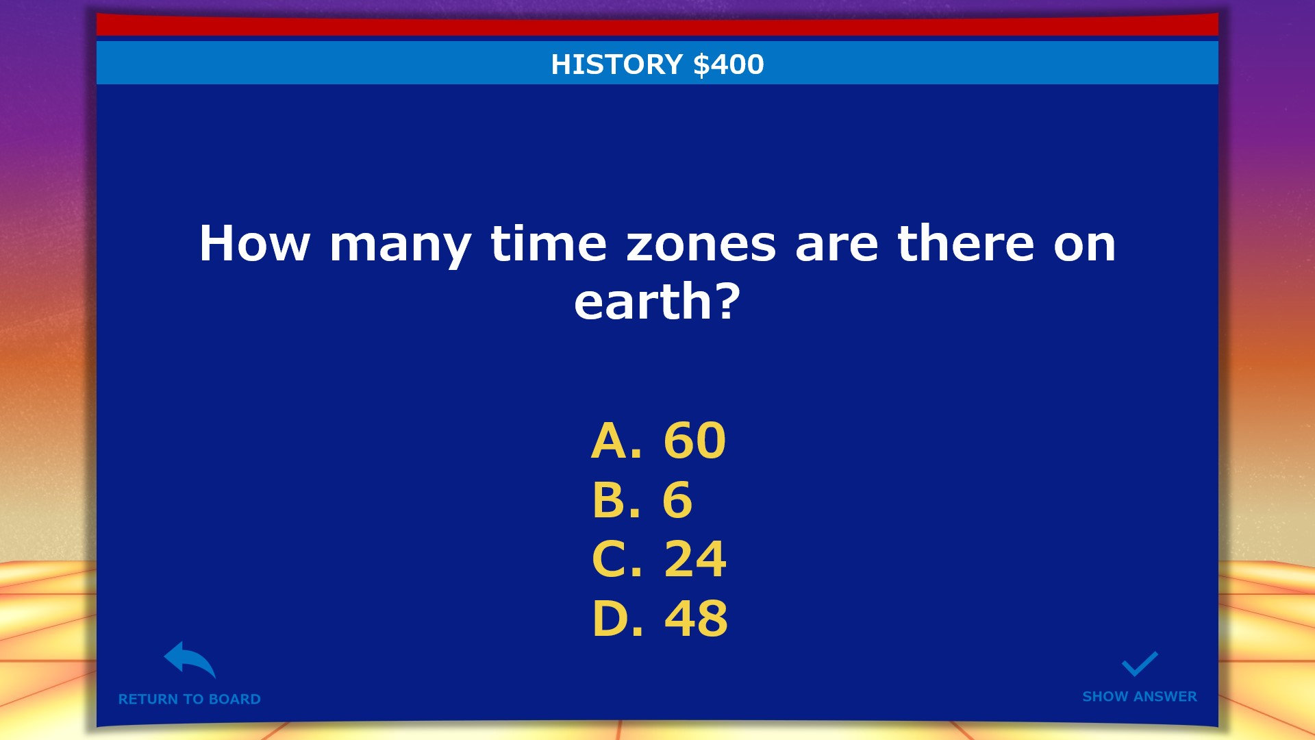 Jeopardy Powerpoint Game - Customizable Template, Ready to Play ...