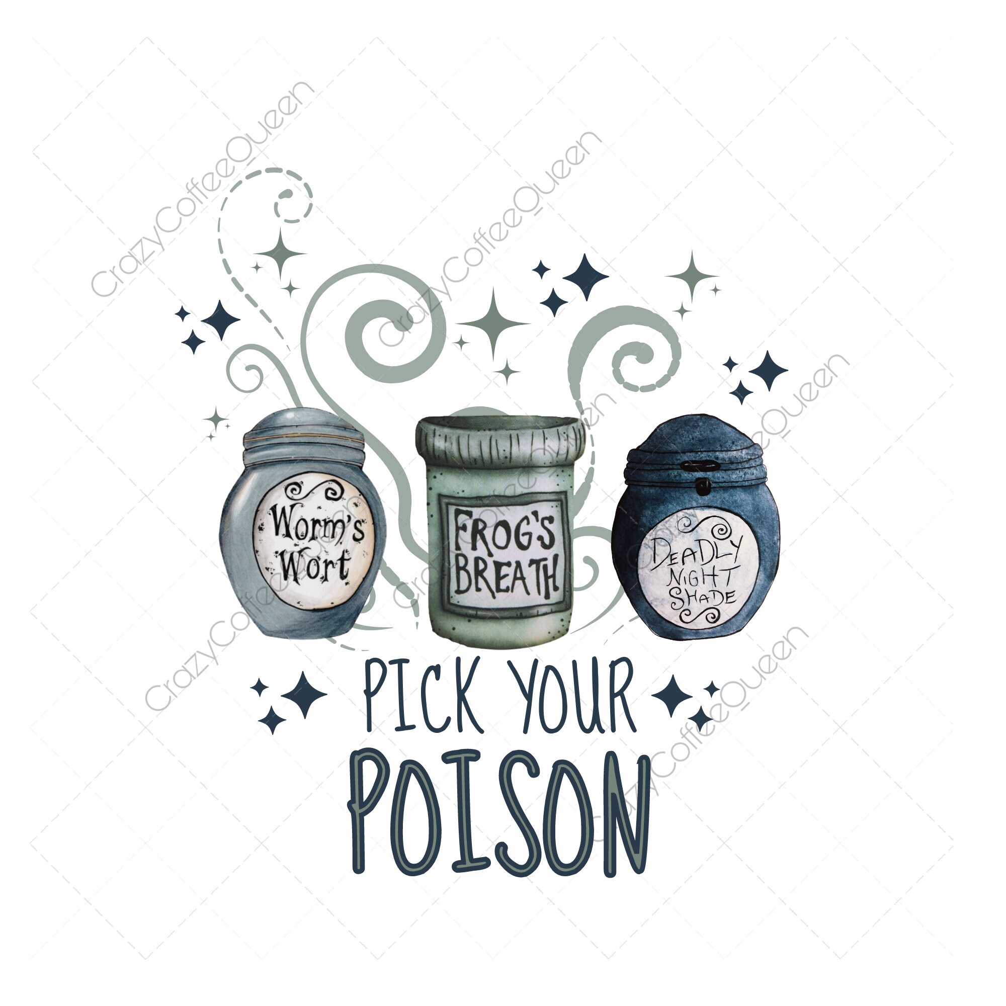 Pick Your Poison Nightmare Before Christmas Deadly | Etsy