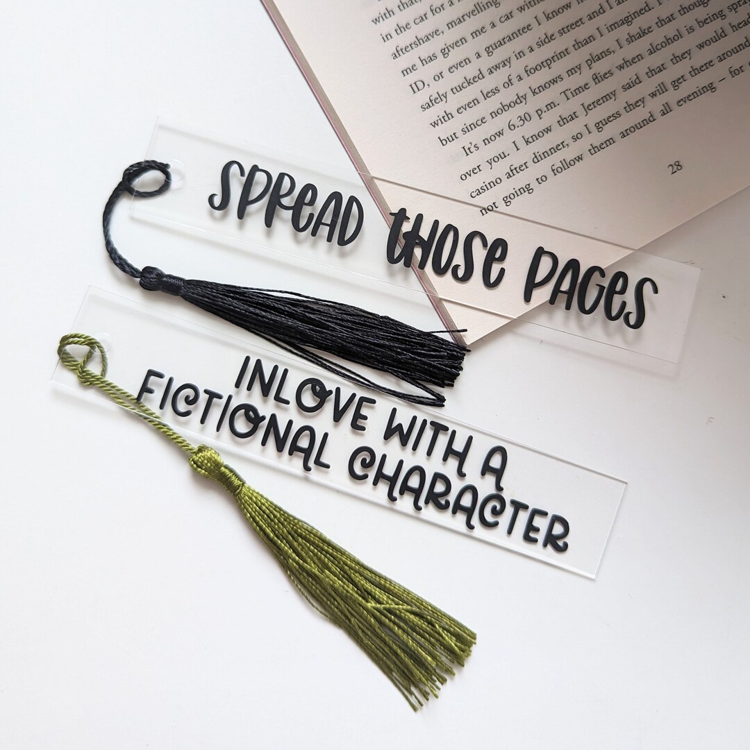 Tongue-in-cheek Bookmarks Bookish Spread Those Pages in Love With a ...