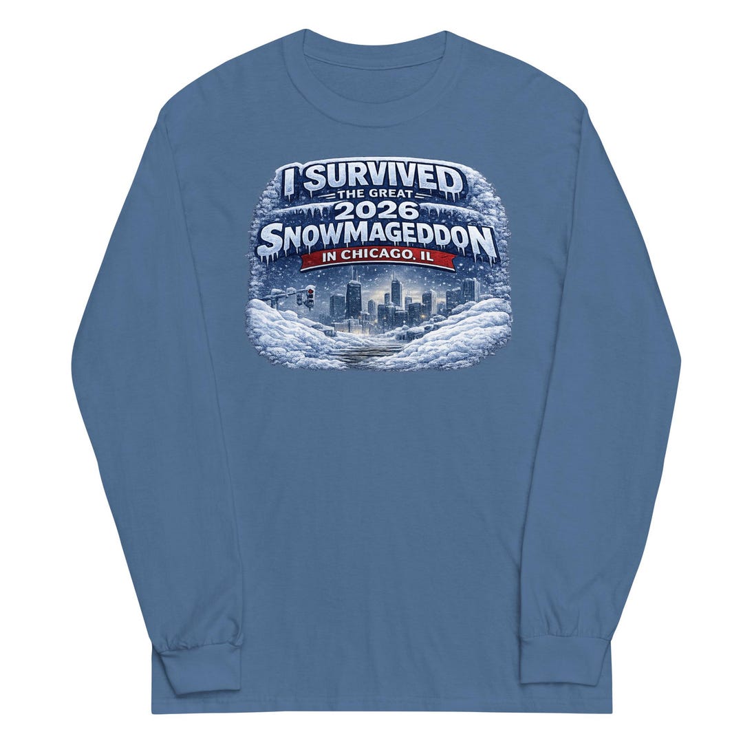 I Survived Snowmageddon 2026 Chicago Long-sleeve T-shirt - Etsy