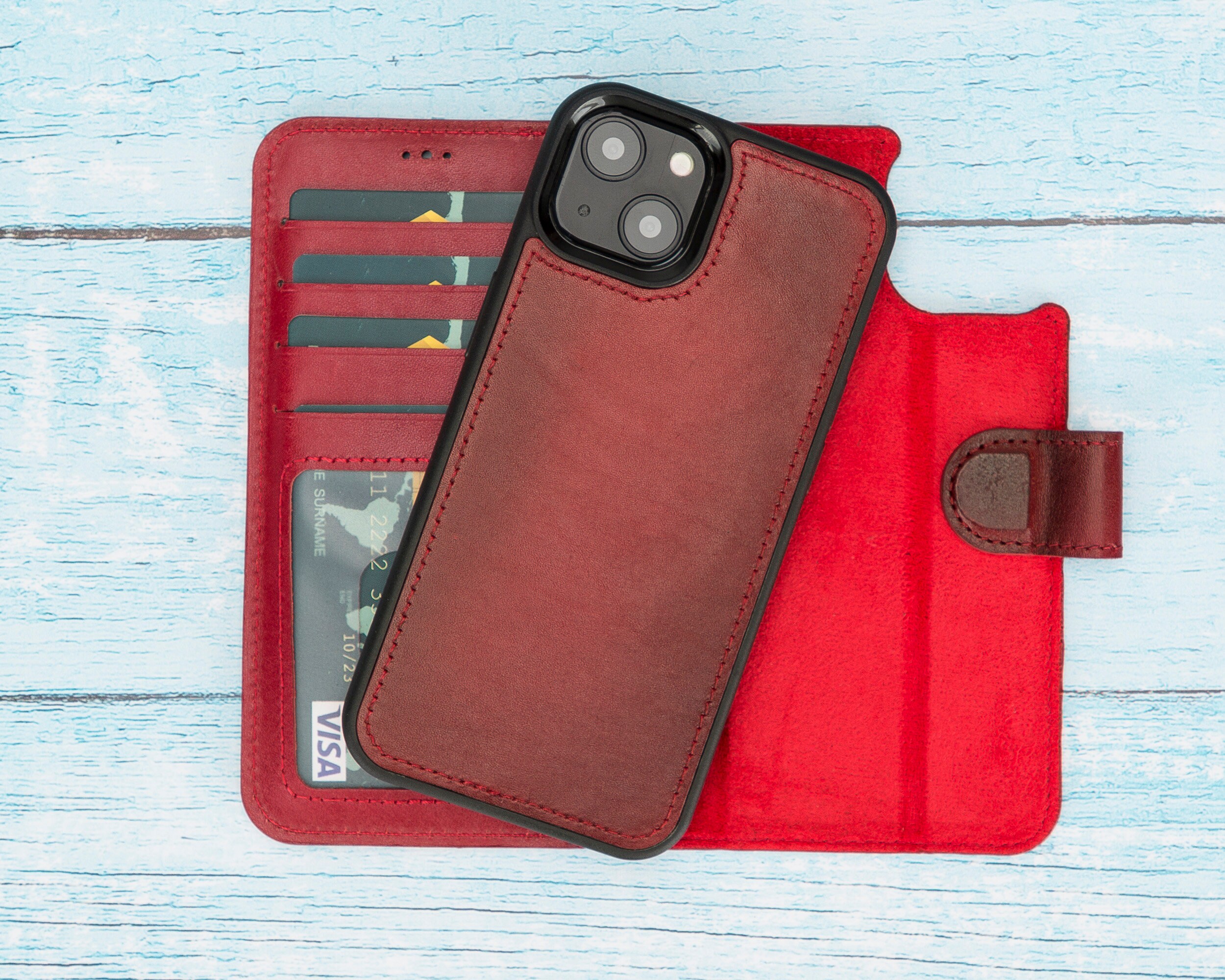 Personalized Iphone 13 Case Full Grain Leather Iphone 13 - Etsy