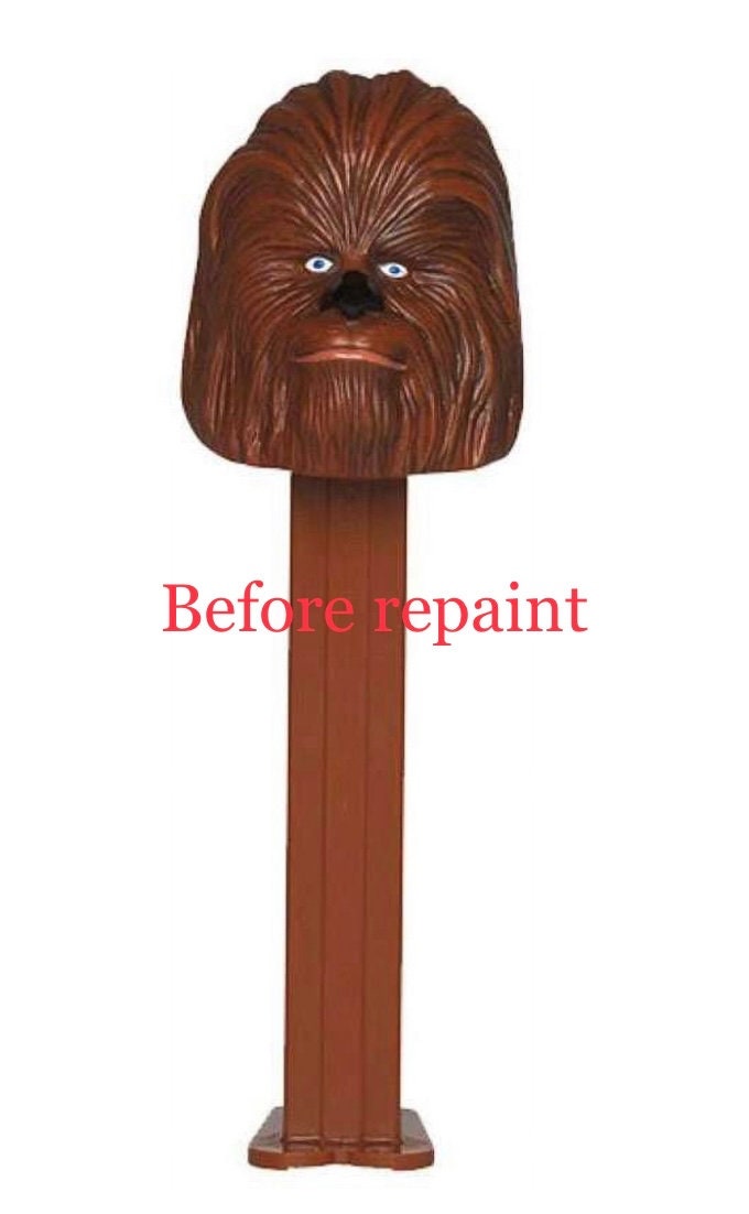 PEZ Dispenser / Custom Repaint / Chewbacca - Etsy