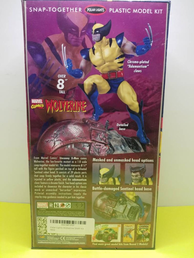 Polar Lights / X-men / Wolverine / Model Kit / 1/8 Scale - Etsy