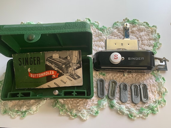 Vintage Singer Buttonholer - Etsy
