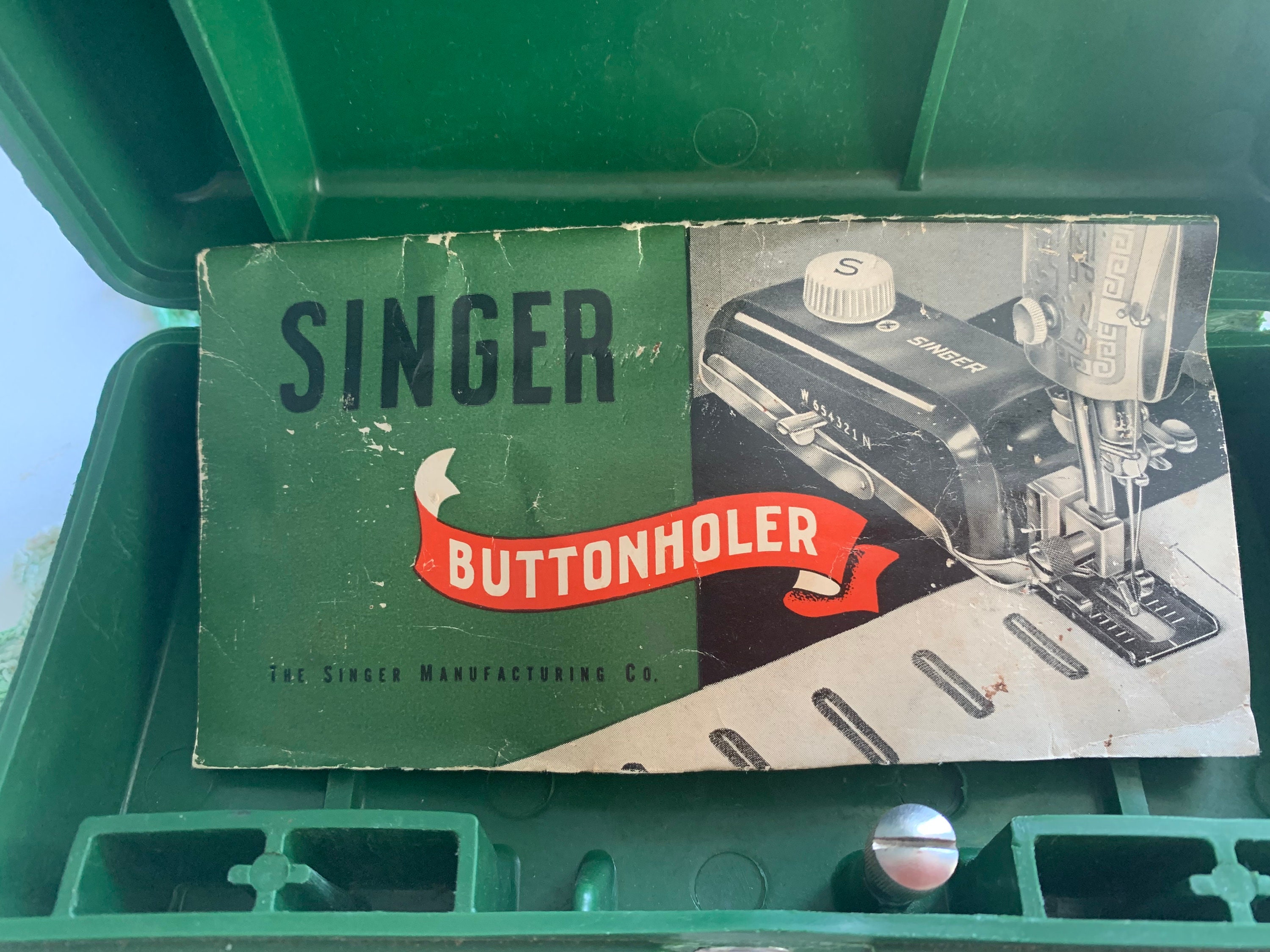 Vintage Singer Buttonholer - Etsy