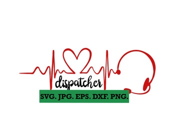 Dispatcher Headset Svg - Etsy