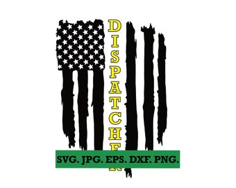 Police Fire Dispatcher Flag - Etsy
