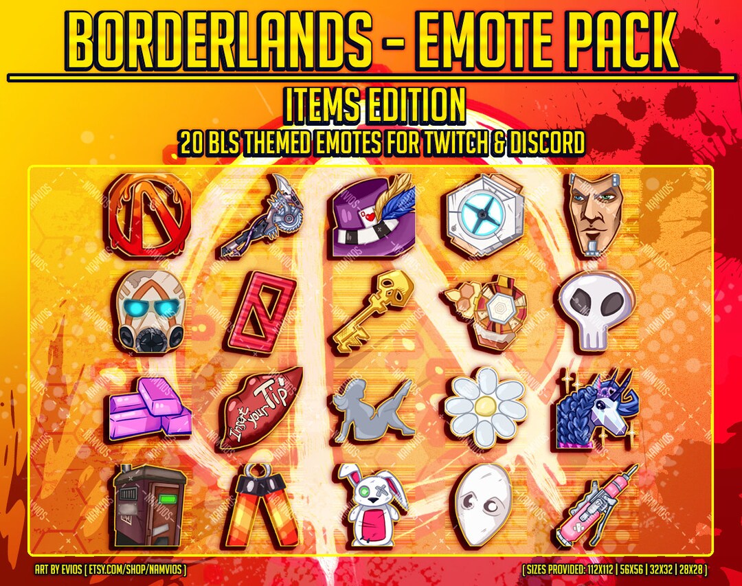 Borderlands Items Emotes - Etsy