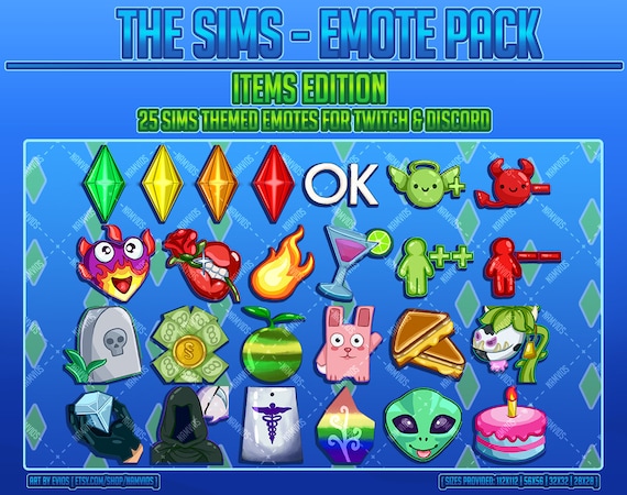 The Sims Emotes | Etsy