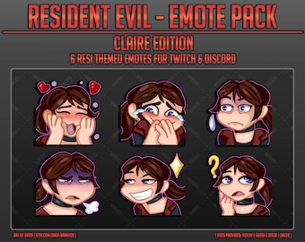 Resident Evil Leon Emotes - Etsy