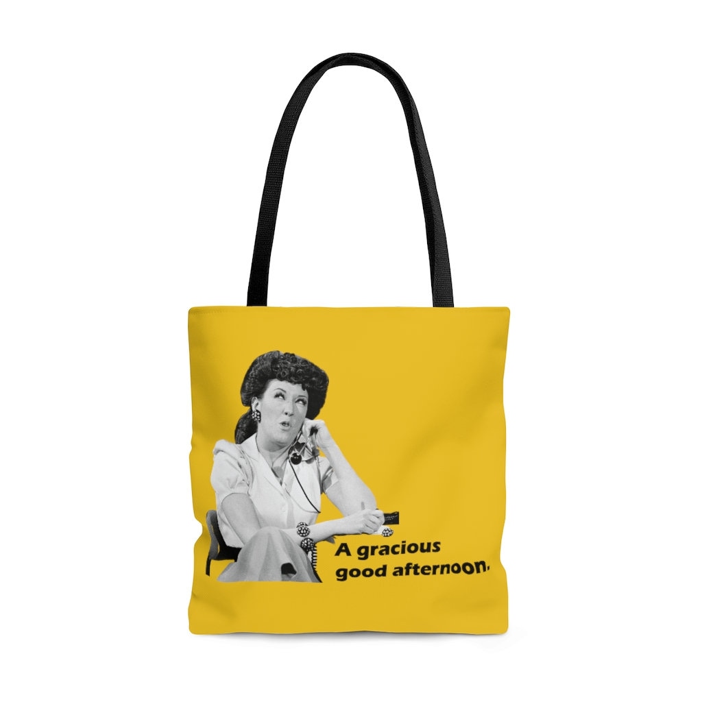 Ernestine the Telephone Operator Yellow Tote Bag. - Etsy