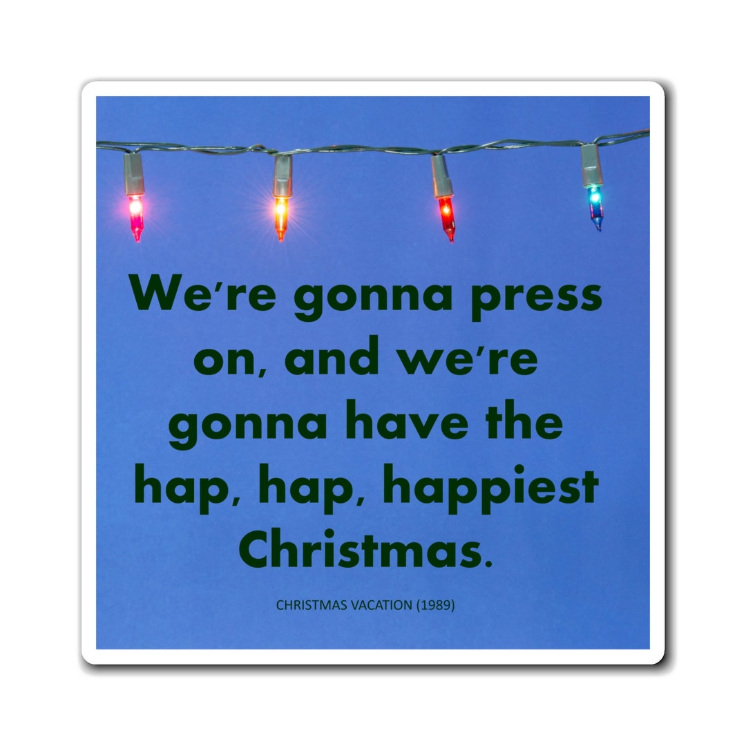 Hap- Hap- Happiest Christmas Magnets - Etsy