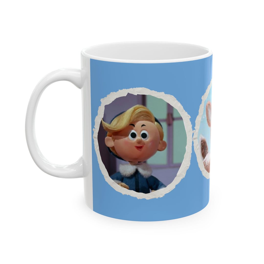 Rudolph Animated Classic Heroes- Light Blue Mug (11oz) - Etsy