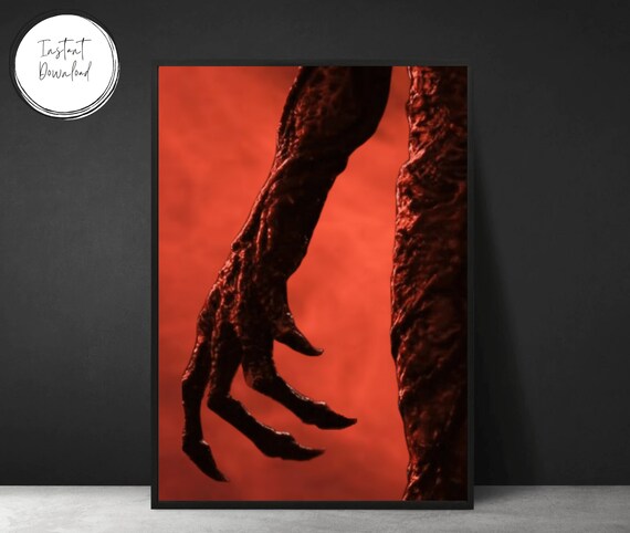 Stranger Things Vecna Hand Wall Artdigital Vecna Home - Etsy