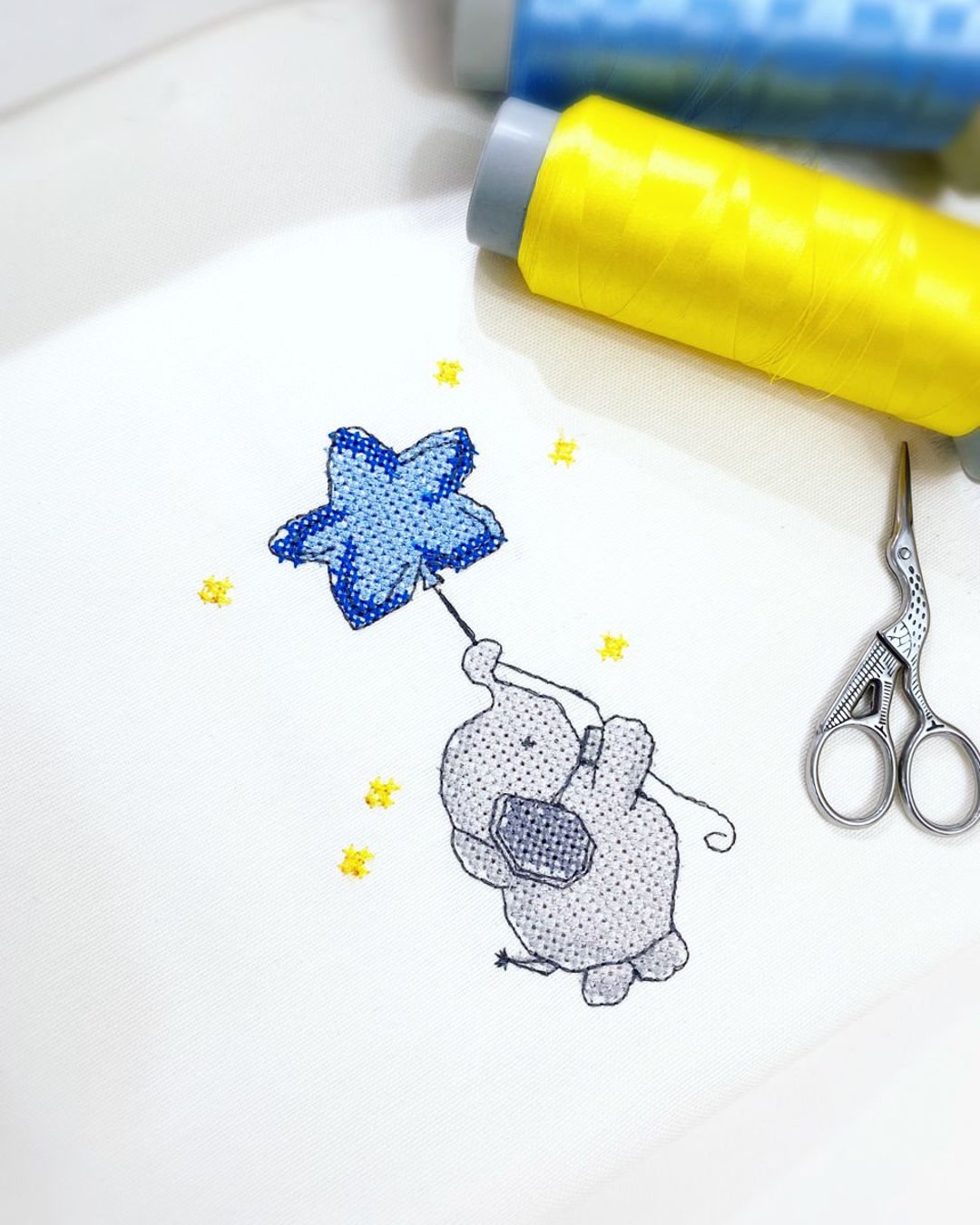 Embroidery Design “elephant” - Etsy