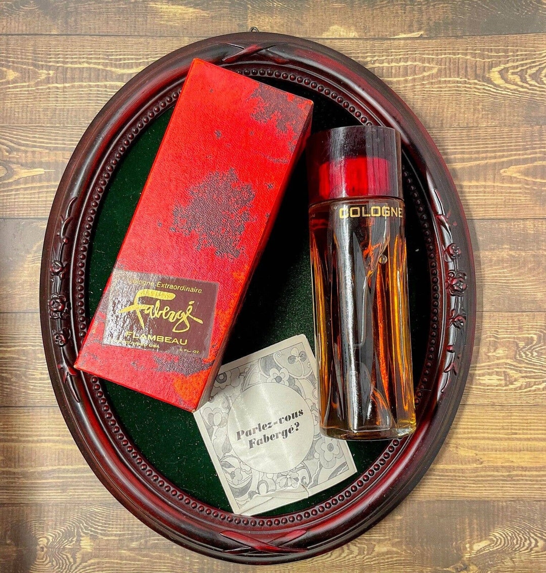 Classic Elegance: Fabergé Flambeau Cologne Extraordinaire 5 Oz Vintage ...