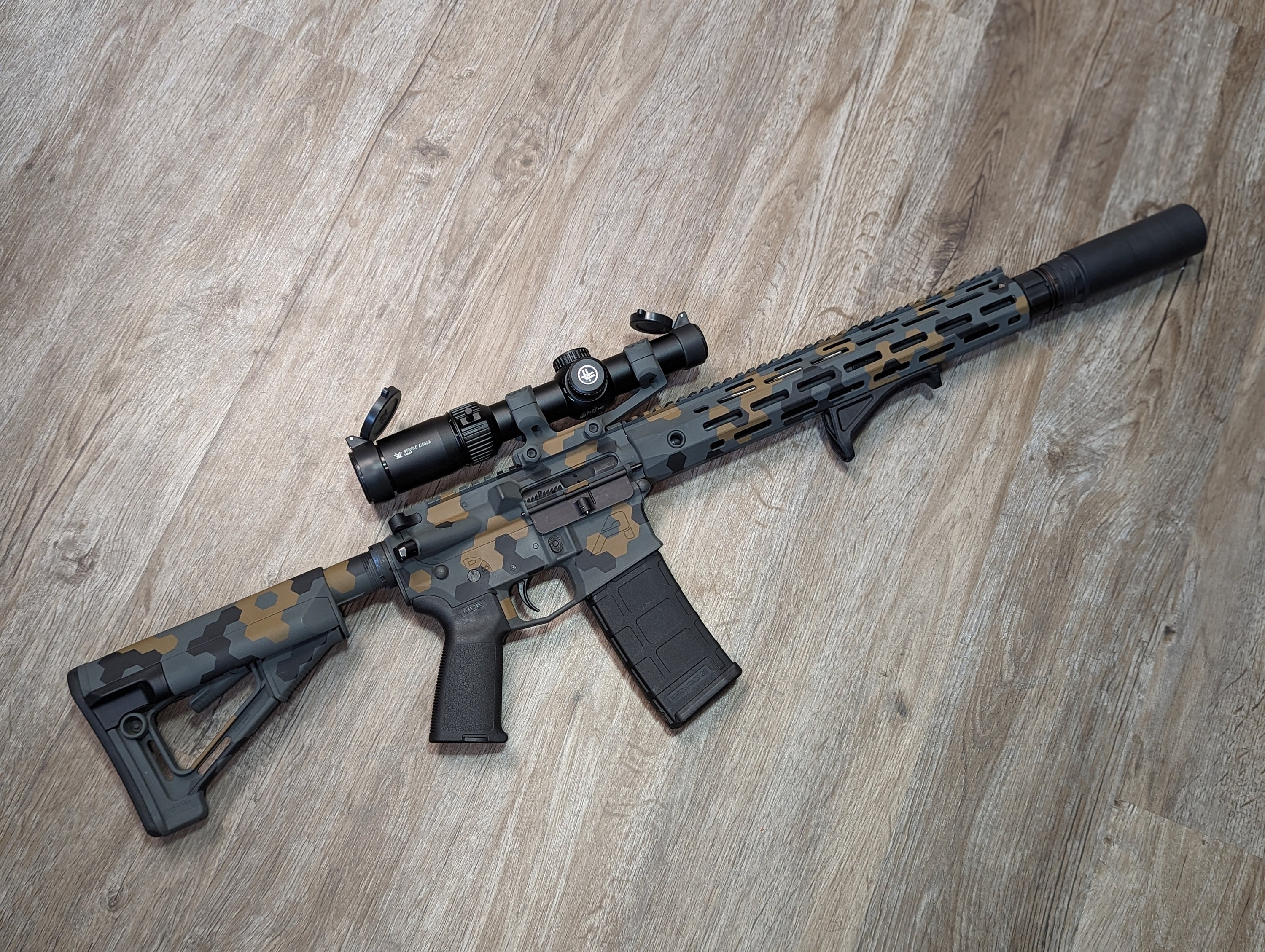 Cerakote Stencil - Hex Patterns SVG - Etsy